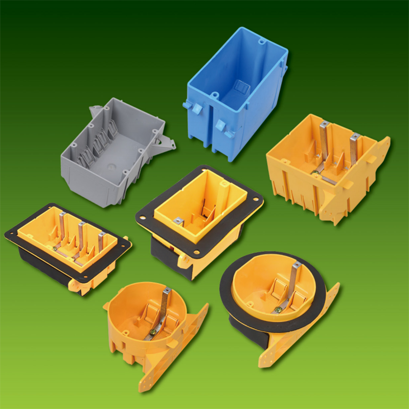 China Plastic device box manufacturer single gang for non metallic ...