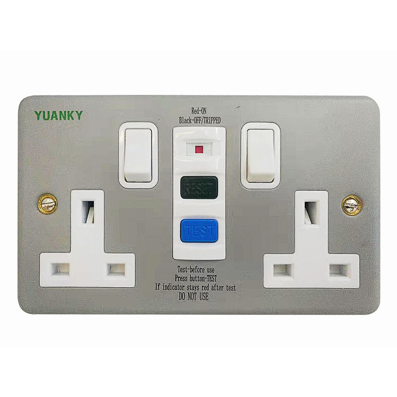 China RCD UK safety Box type 13A 30mA RCD Protected Safety Socket ...