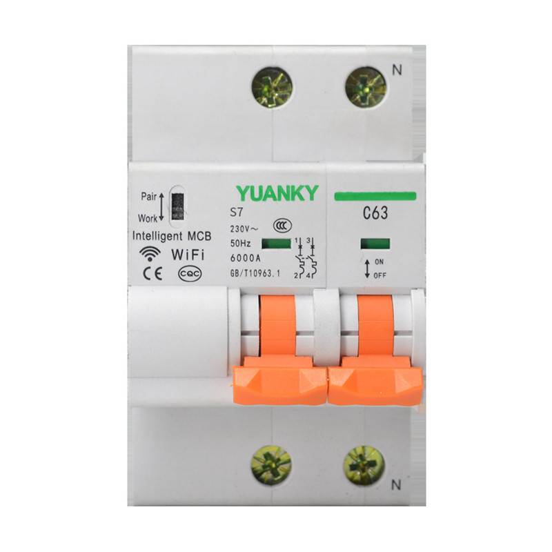 China Wifi circuit breaker smart radio controller 10A 125A RCCB ...