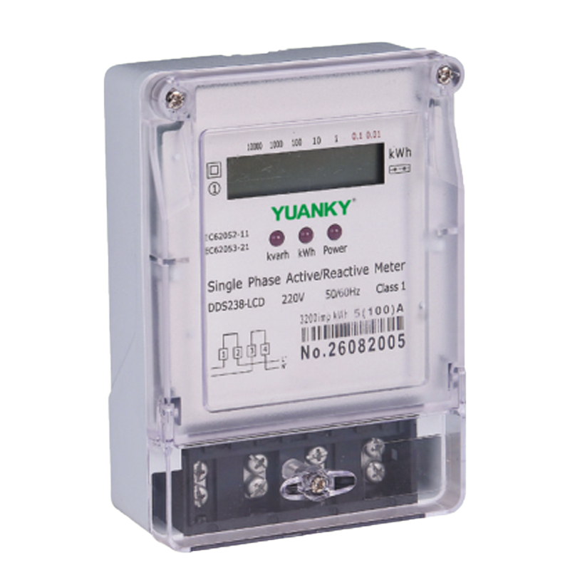 China YUANKY electric energy meter 5(60)A 110V IP54 single phase active ...