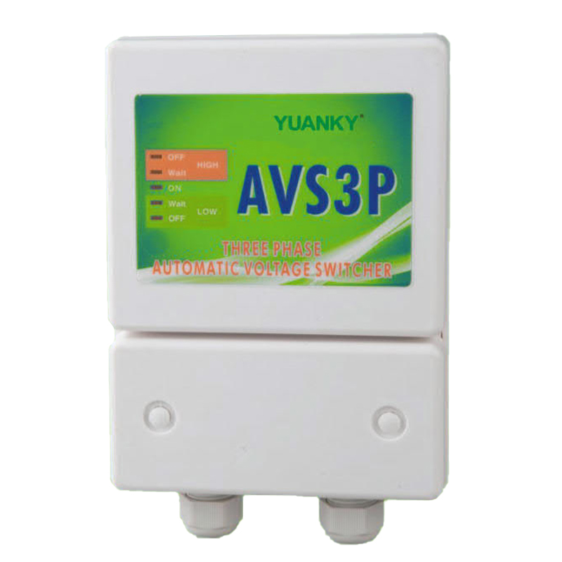 China YUANKY three phase automatic voltage switcher 240V 16A adjustable ...