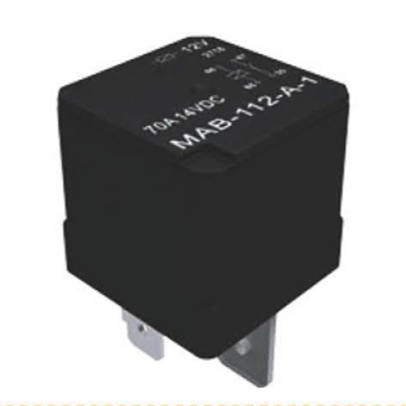 China YUANKY relay 70A NO contact 6VDC 12VDC 24VDC QC pin without lock ...