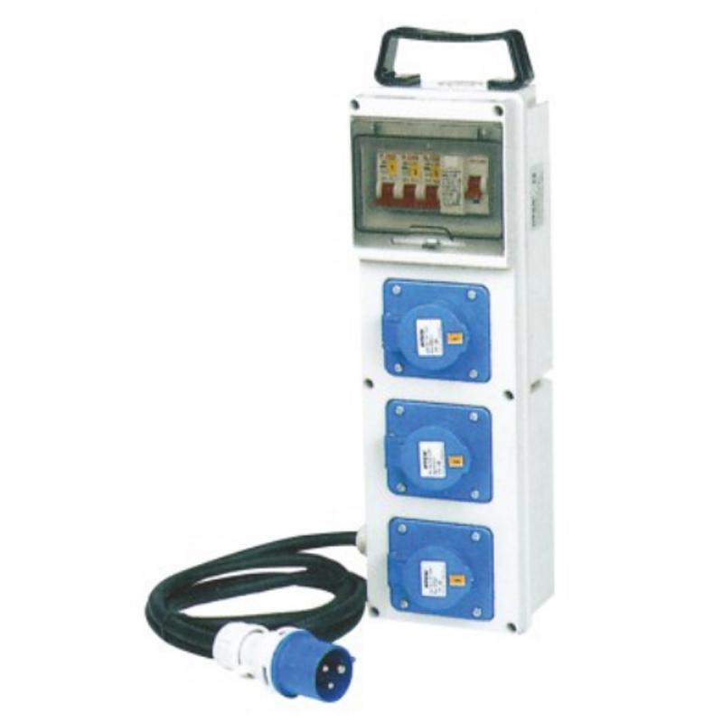 China YUANKY waterproof socket box 16A 2P+E IP44 IP67 230V German ...