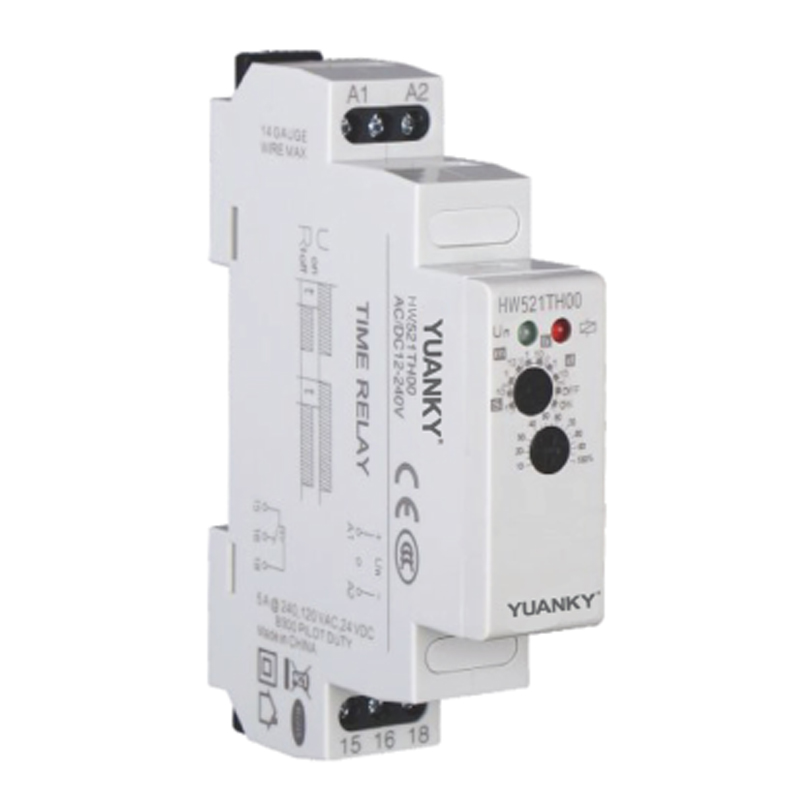 China YUANKY TIME RELAY 1S 3S 6S 10S multi-period DPDT SPDT 12v 24v AC ...