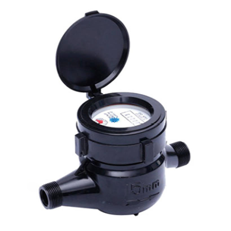 China YUANKY plastic water flow meter multi flow valve controlled nylon smart water meter ...