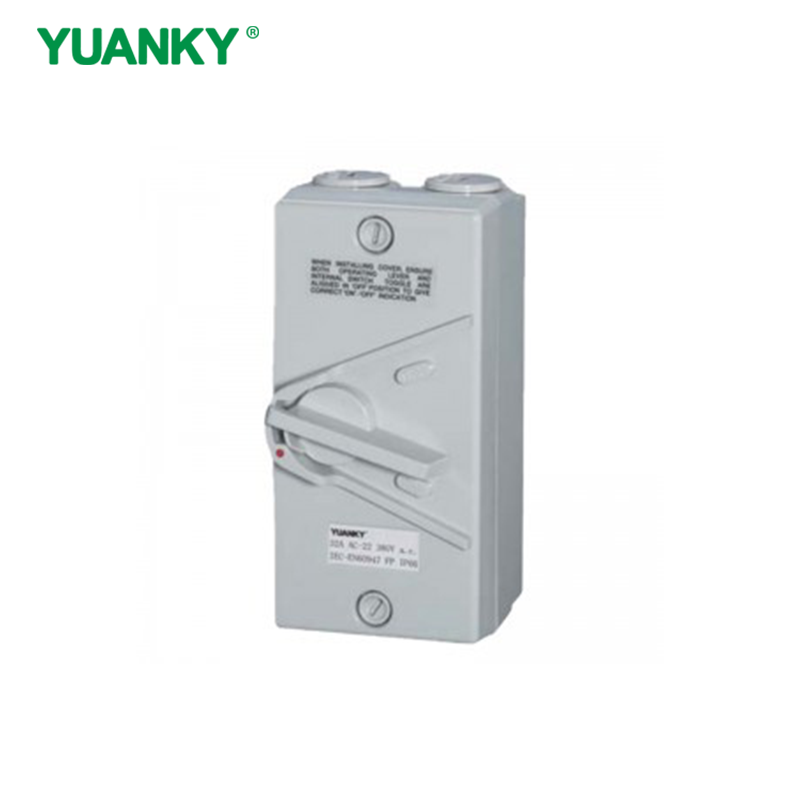 China HWF1 waterproof switch 20A 35A 63A 250/440V weatherproof isolator factory and ...